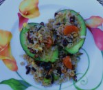 Confetti Rice Pilaf Stuffed Avocados (with Feta, Cranberry, Walnuts ...